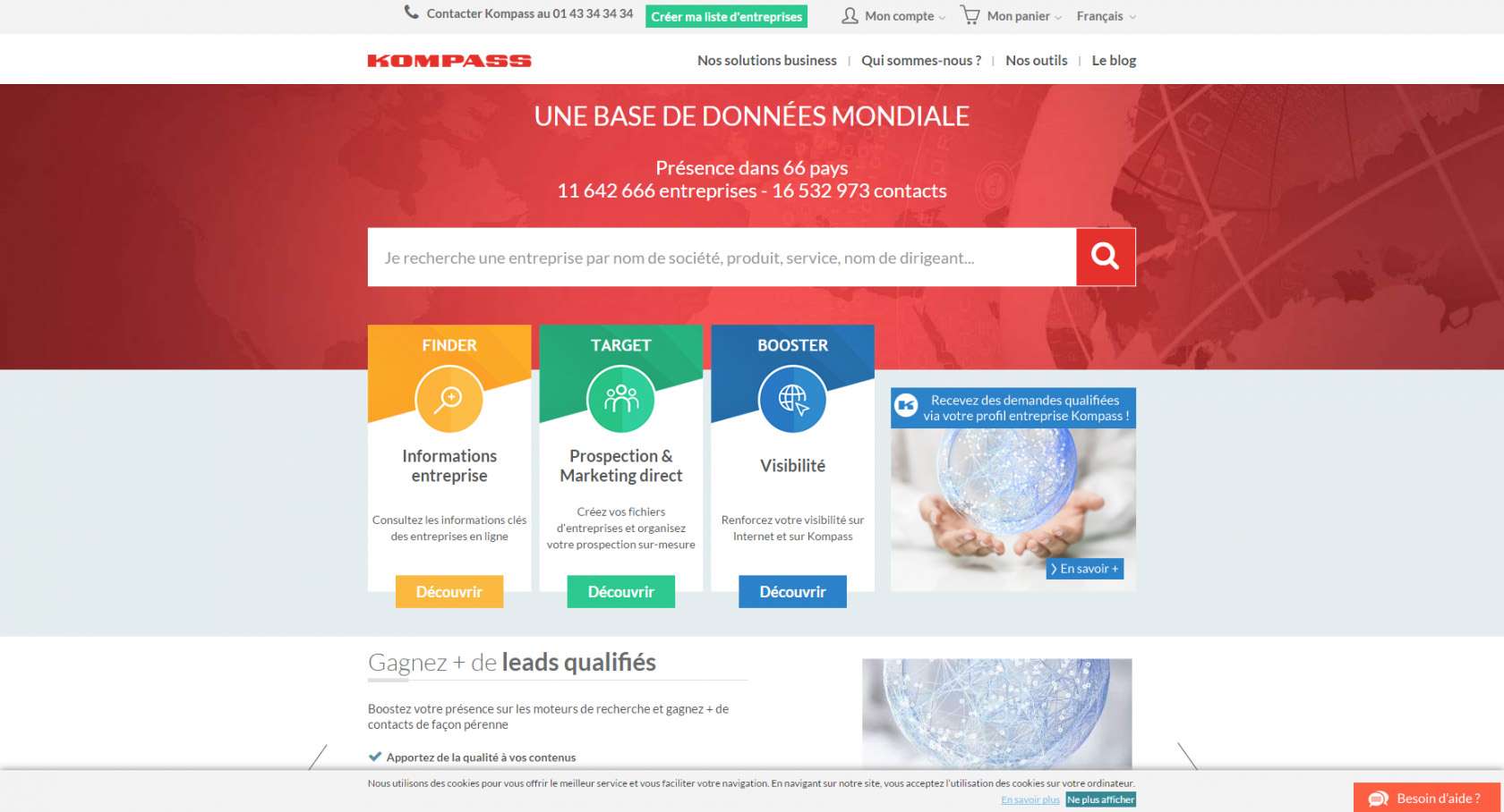 Kompass International, Annuaire des entreprises pour les professionnels ...