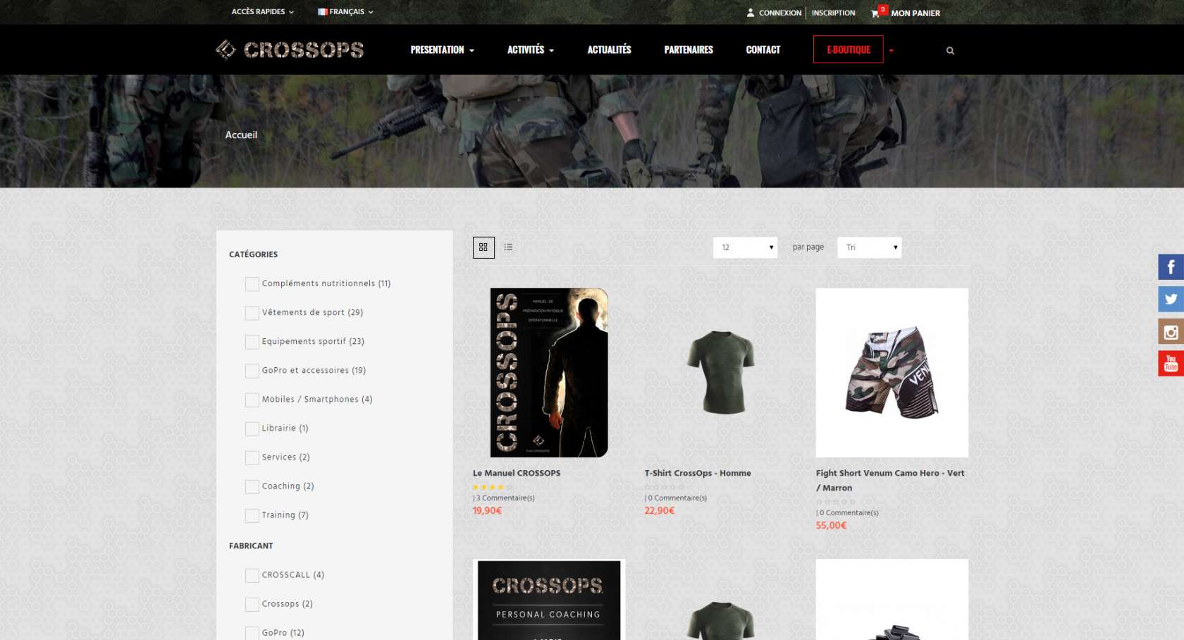 Crossops, Préparation physique opérationnelle - Josh Digital